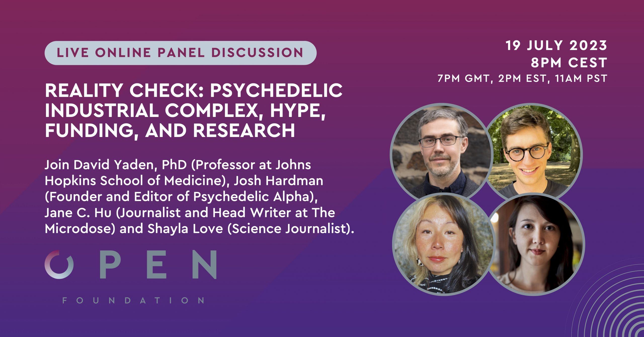 Reality Check: Psychedelic Industrial Complex, Hype, Funding, and ...